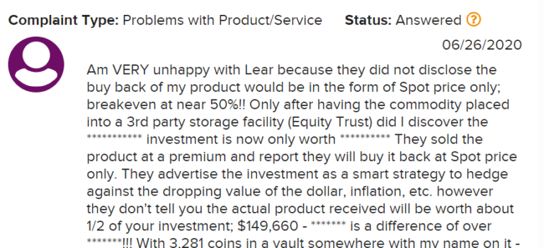 Is Lear Capital a Scam? [Review] – Lawsuits & Loads of Complaints ...