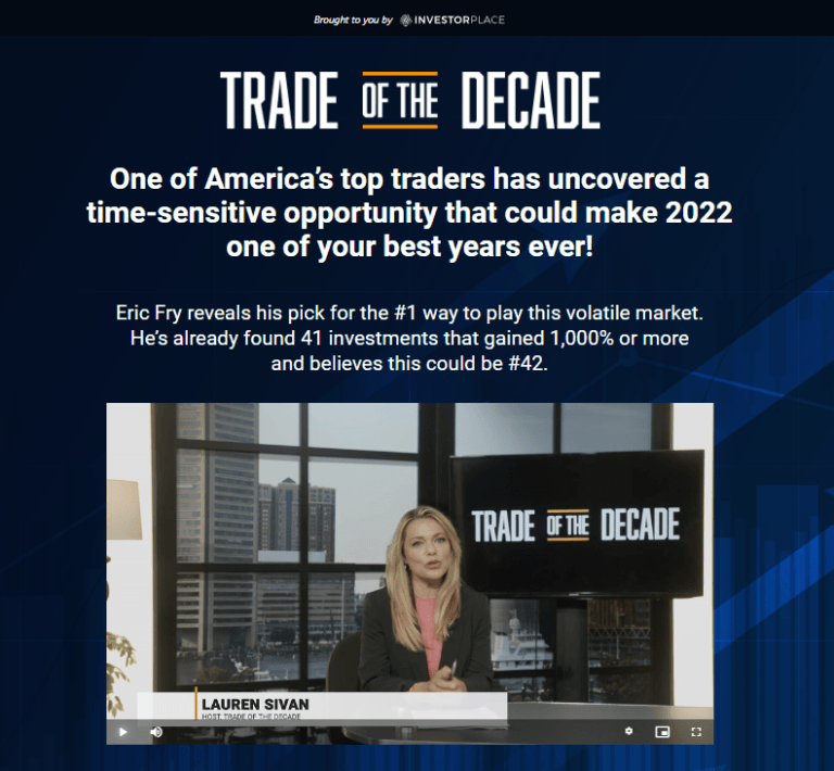 What’s Eric Fry’s “Trade of the Decade”? - His “#1 Way to Play This ...