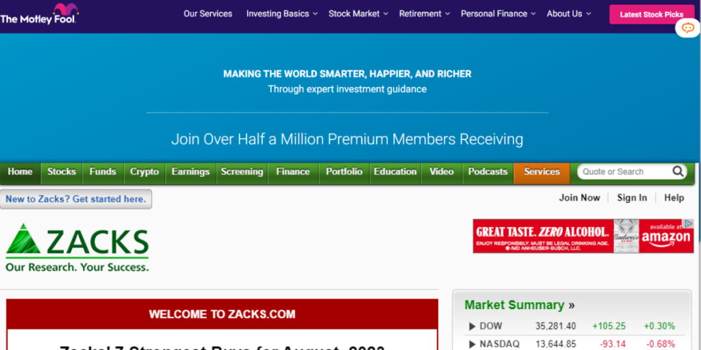 Motley Fool vs Zacks Showdown — Which Gives Better Research?